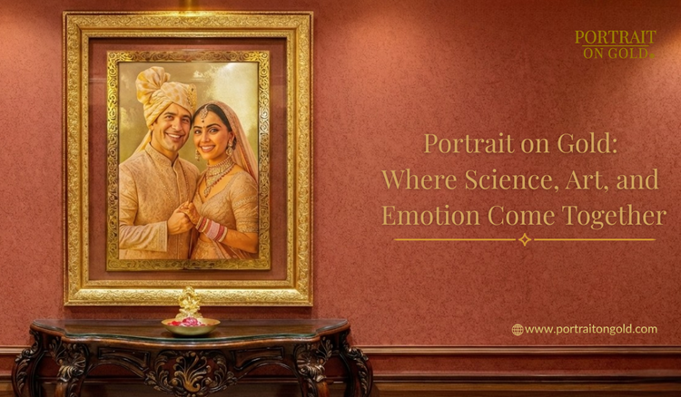 Portrait on Gold | Timeless Gold Portraits Crafted on Genuine 24K Gold ...